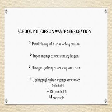 power point presentation school policies | PPTX