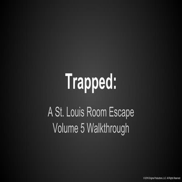 Trapped: Vol 5 Walkthrough | PDF
