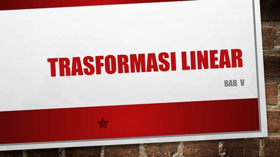 BAB 1 Transformasi | PDF