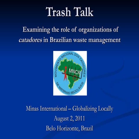 Minas International presentations