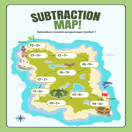 Trasure Map Math Game Worksheet Green and Blue Educational Style (1).pdf