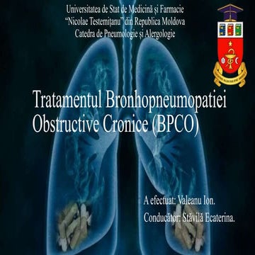 Tratamentul bpco | PPTX