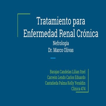Tratamiento erc | PPTX