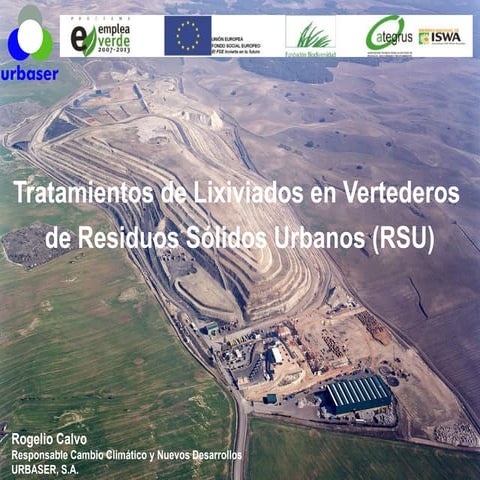 Tratamientos de lixiviados en vertederos de residuos sólidos urbanos | PDF