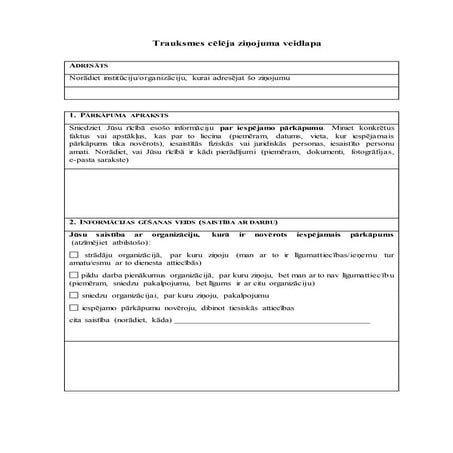 Trauksmes cēlēja ziņojuma veidlapa | DOCX