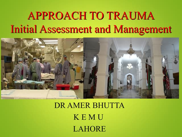 Chapter2 trauma assessment and management | PPT