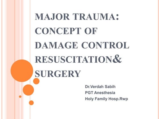 ATLS (Advanced Trauma Life Support) | PPTX