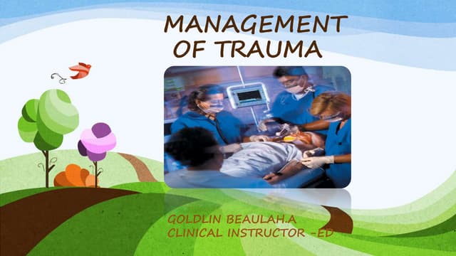 Chapter2 trauma assessment and management | PPT