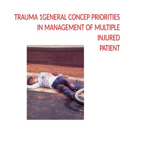 ATLS (Advance Trauma Life Support) | PPT