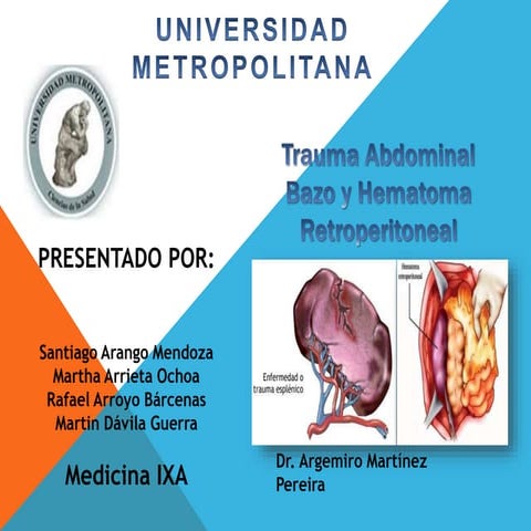 Lavado peritoneal diagnóstico | PPTX