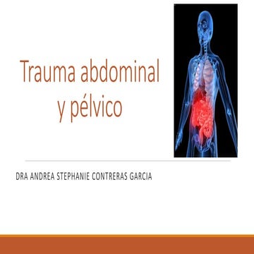 Trauma abdominal y pélvico segun Atls pdf | PDF