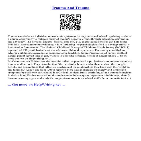 Understanding Post-Traumatic Growth (PTG) | PDF