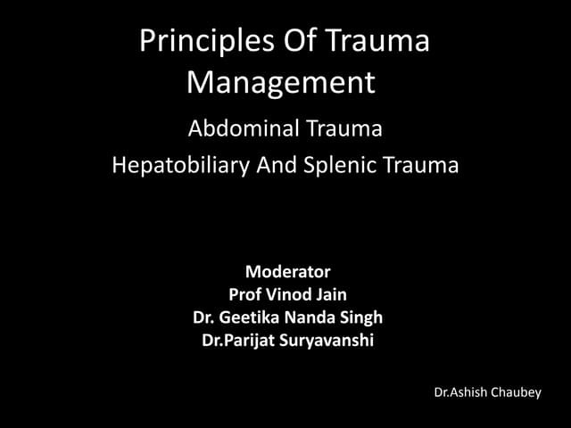 ATLS (Advanced Trauma Life Support) | PPTX