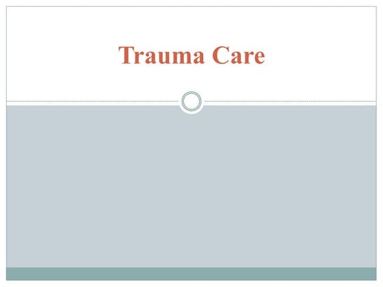 Trauma | PPT