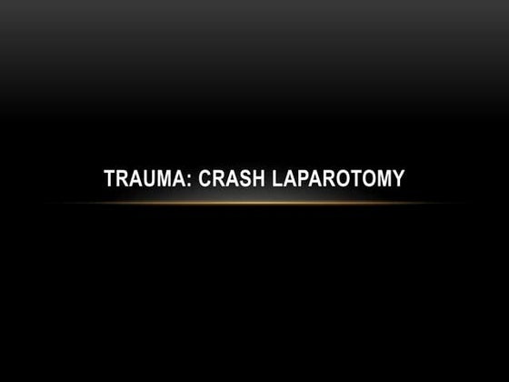 FAST focused assessment with sonography for trauma | PPT