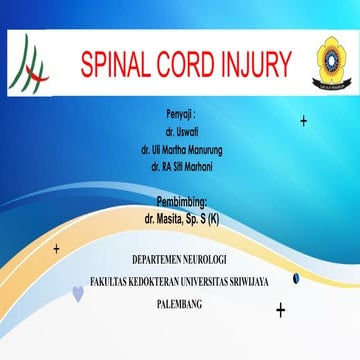 Trauma medula spinalis, Trauma medula spinalis, | PPTX