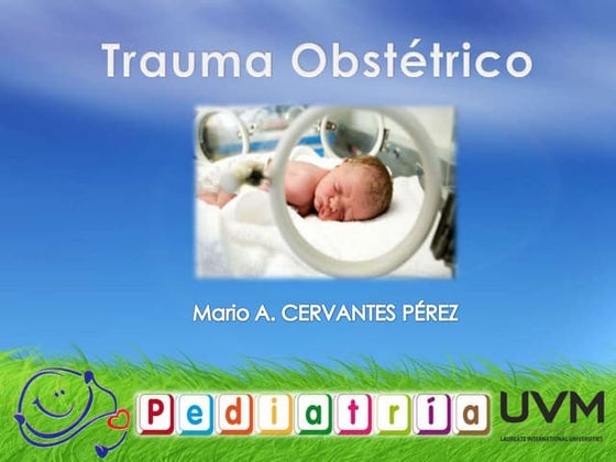 Traumatismo obstetricot | PPT | Death, Injury, or Military Conflict ...