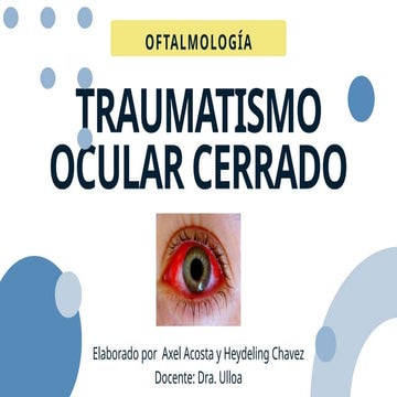 Trauma ocular cerrado presentación .pptx
