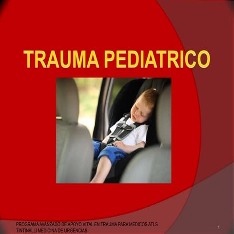 Trauma pediatrico | PPTX
