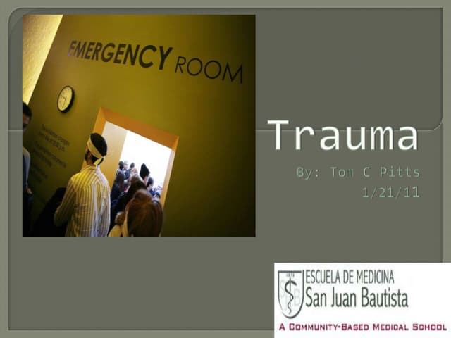 Trauma | PPTX