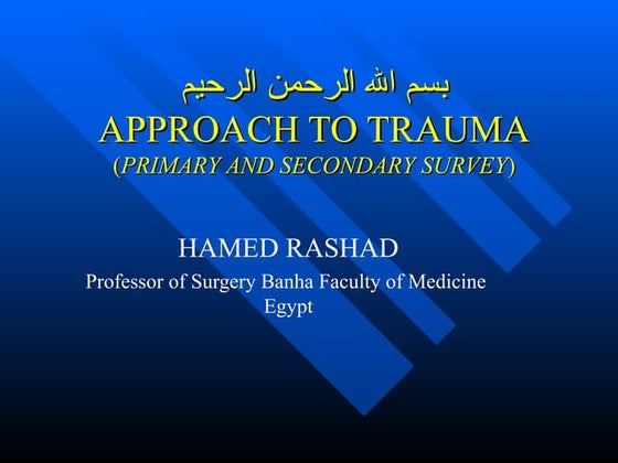 Trauma | PPTX
