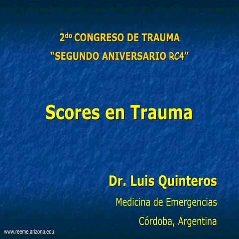 Trauma scores | PDF