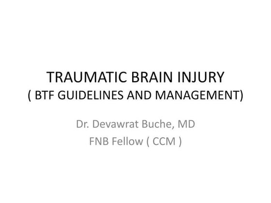 Mild traumatic brain injury | PDF | Death, Injury, or Military Conflict ...
