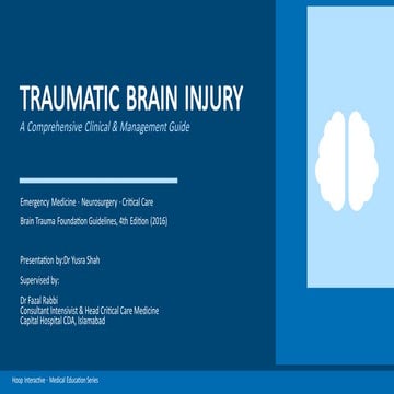 Traumatic Brain Injury (TBI) | PPTX