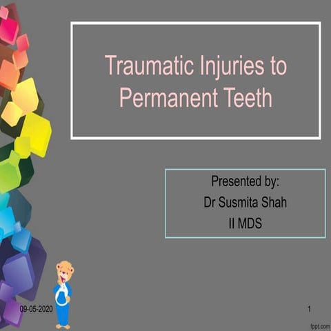 Traumatic Dental Injuries to Permanent Teeth | PPT | Dental Health ...