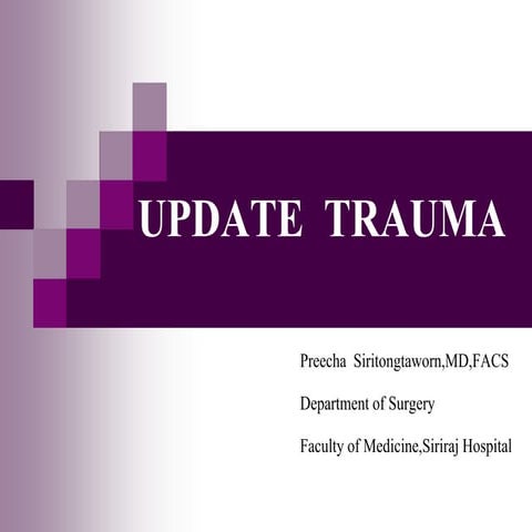 Trauma update | PDF