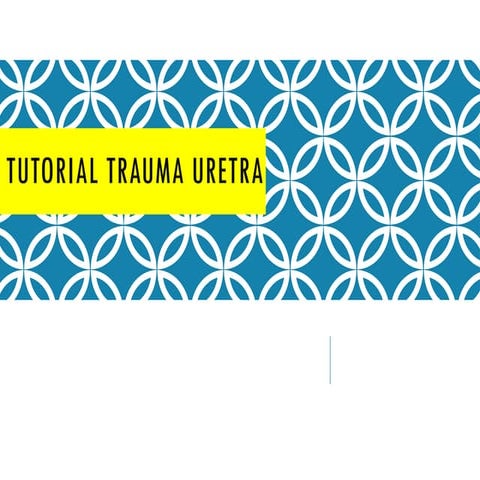 Striktur Urethra bedah urologi power point | PPTX