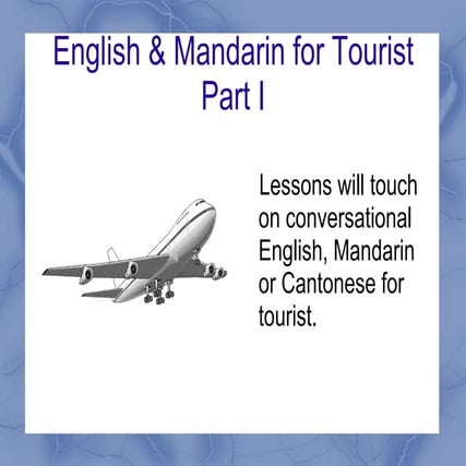 Conversational English on Travel Part 1 | PPT