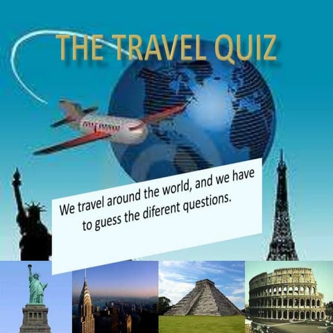 Travel quiz-un1 | PPTX
