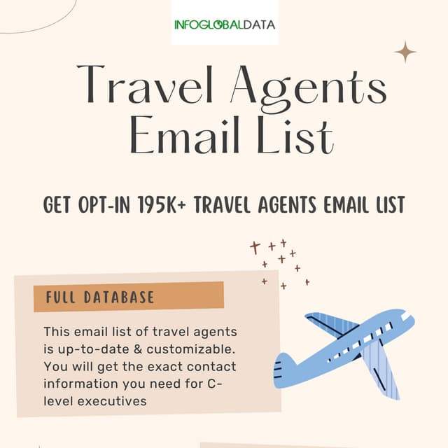 Travel Agents Email List | PDF