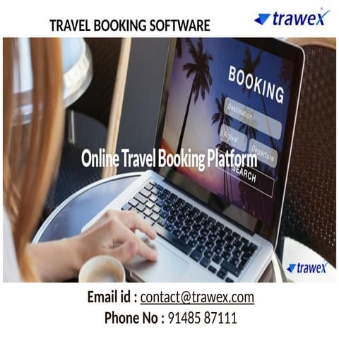 TRAVEL BOOKING SOFTWARE. ONLINE TRAVEL BOOKING | PPTX