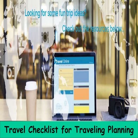 Travel checklist for traveling planning | PPTX