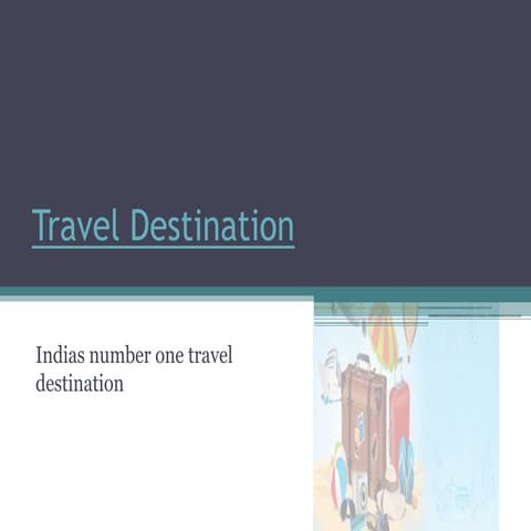 Travel destination | PPT