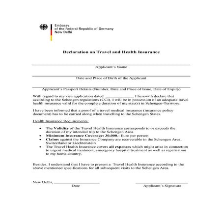 Travel health insurance | PDF