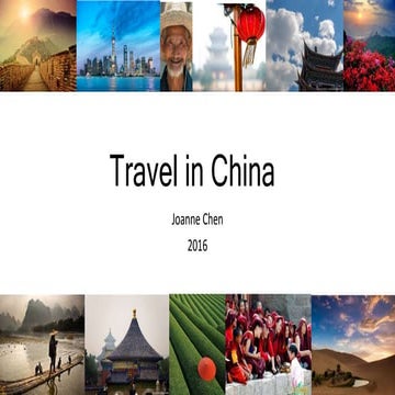 Travel in china | PPTX