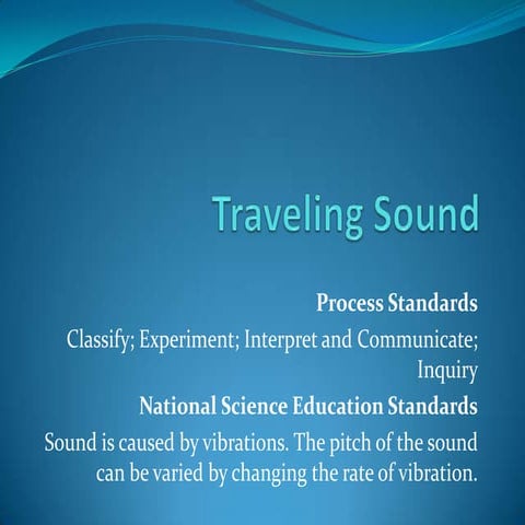 Traveling Sound | PPTX