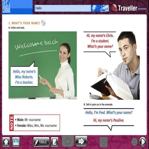 Traveller elementary_Hello | PDF