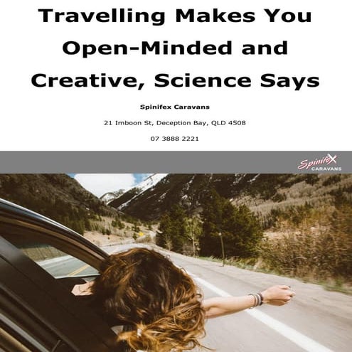 Travelling Makes You Open-Minded and Creative, Science Says | PDF | Travel