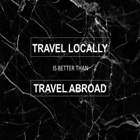 Travel locally vs travel abroad | PPTX