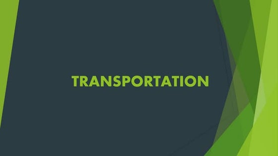 Geography Grade 8 - Trade and transport around the world | PPTX