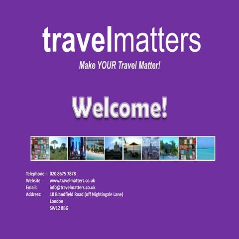 Make Travel Matter campaign for Primary Schools | PPTX