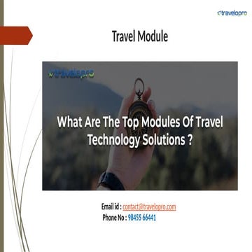 Travel Module | Travel Technology Module.pptx