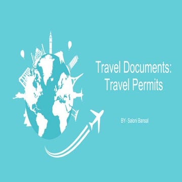 Travel permit and regulations | PPTX