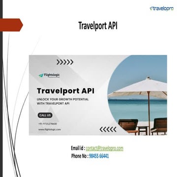 Travelport API | Travelport Universal API.pptx