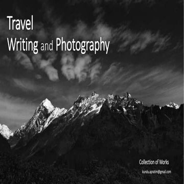 Travel Writing and Photography | PPT