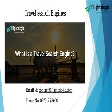 Travel Search Engines | Meta Search Engine | PPTX